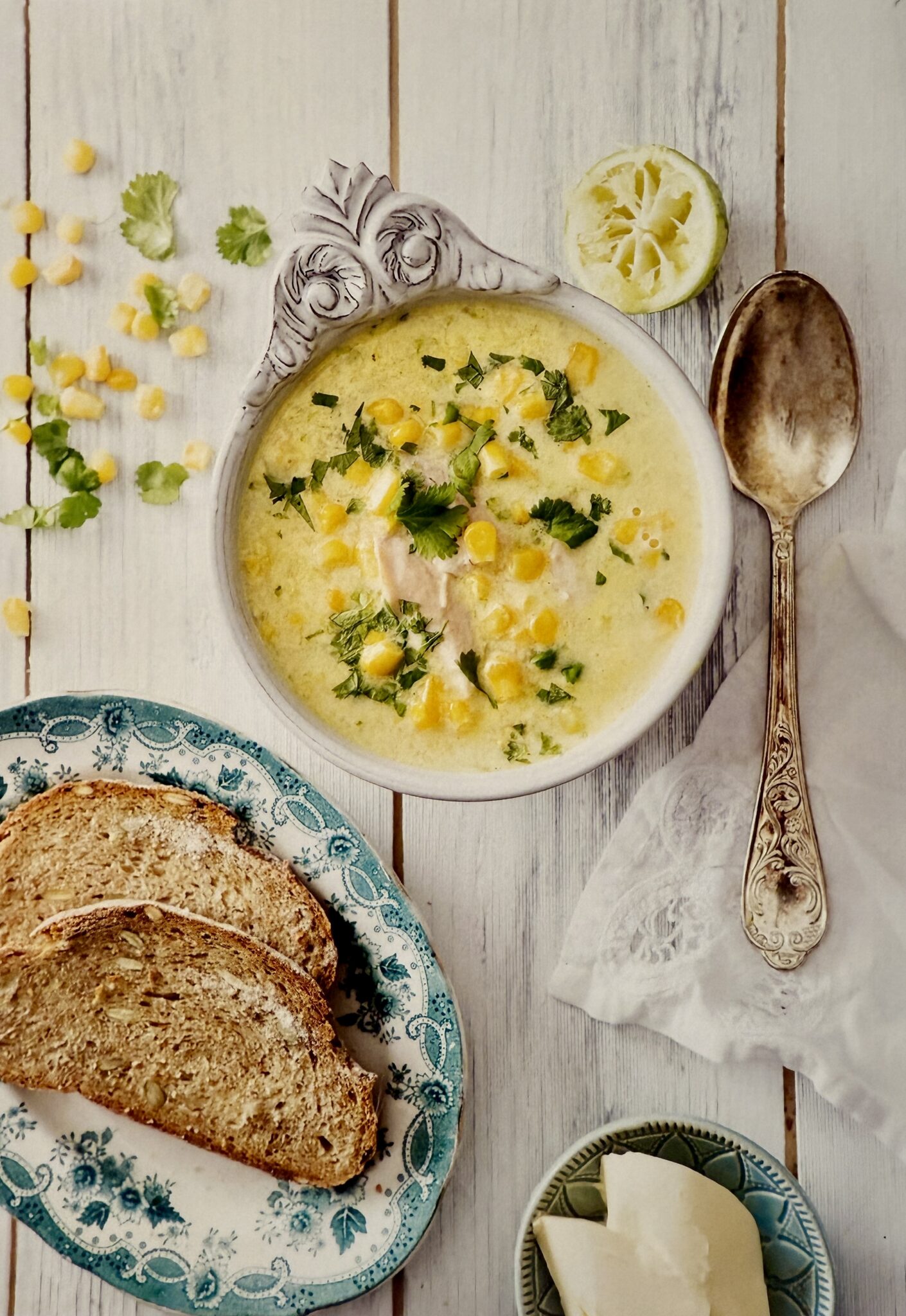 Zesty Lime-Ginger Chicken & Corn Chowder – My Budget Recipes