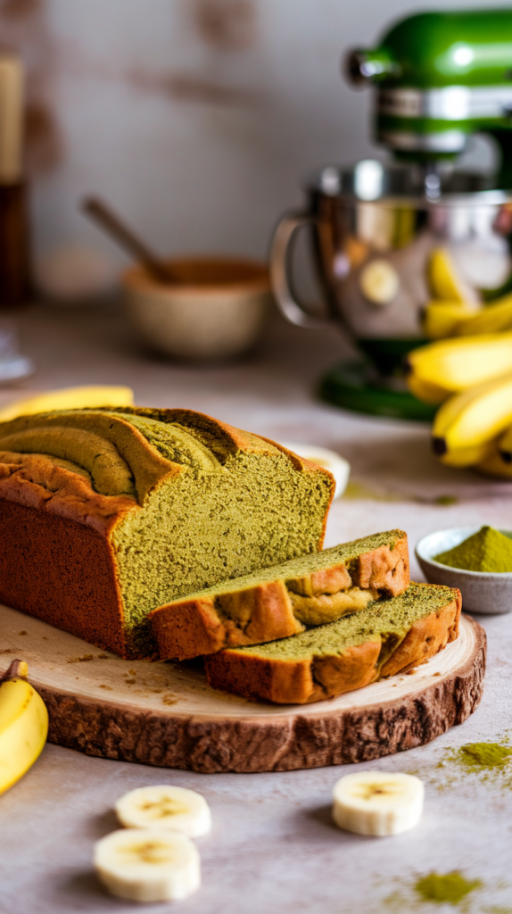 Vibrant Matcha Banana Bread – My Budget Recipes
