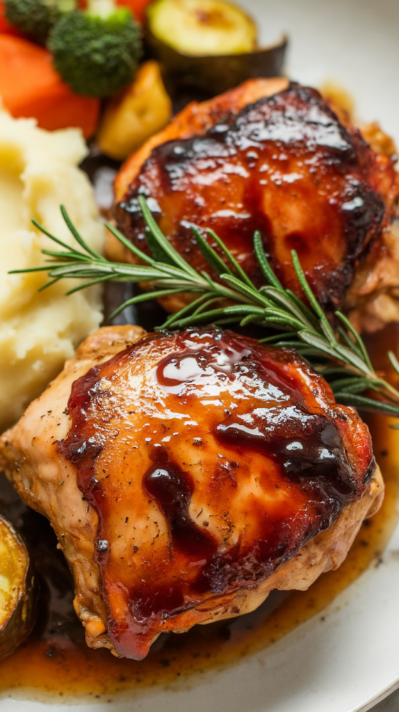 Sweet and Tangy Balsamic Glazed Chicken Thighs – My Budget Recipes