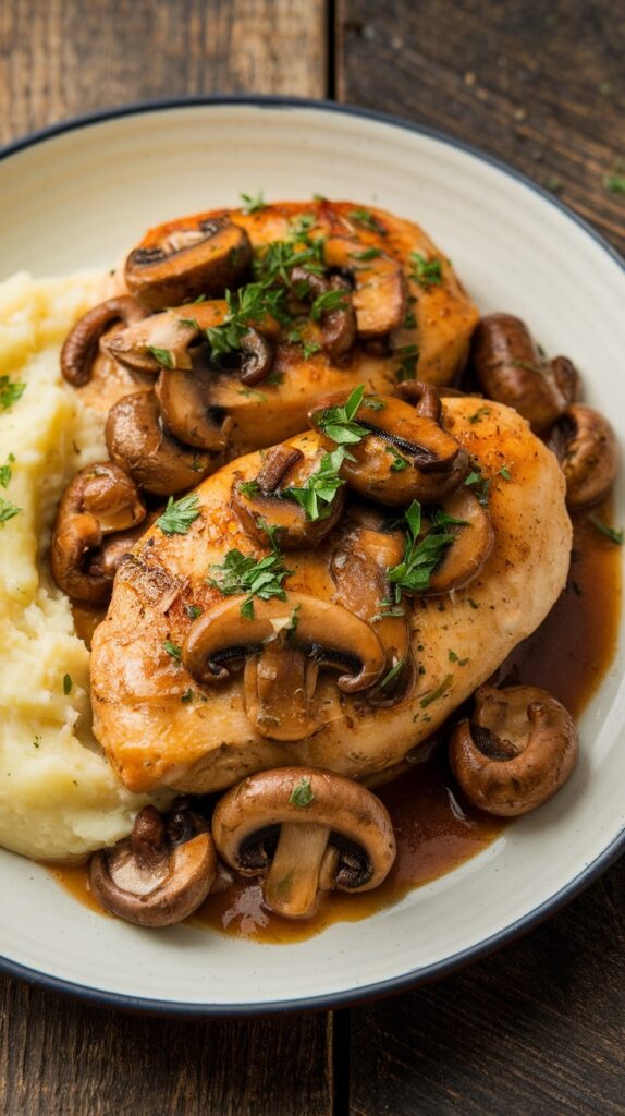 Savory Chicken Marsala with Mushrooms – My Budget Recipes
