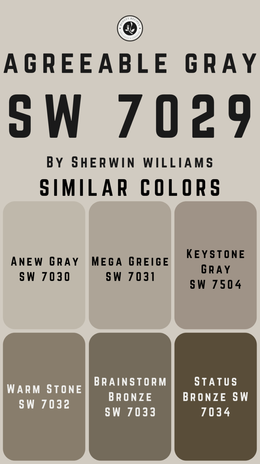 Agreeable Gray by Sherwin Williams SW 7029: The Perfect Neutral Paint for Every Room – My Budget ...