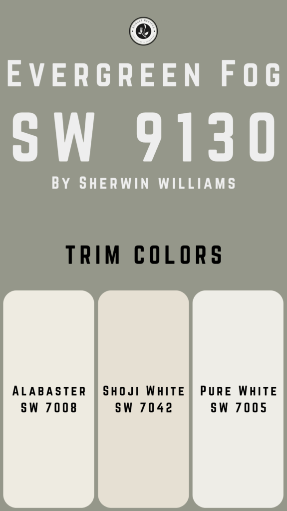 Evergreen Fog by Sherwin Williams, SW 9130: A Cozy Green-Gray for ...