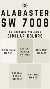Alabaster by Sherwin Williams SW 7008: The Perfect Soft White for Your ...
