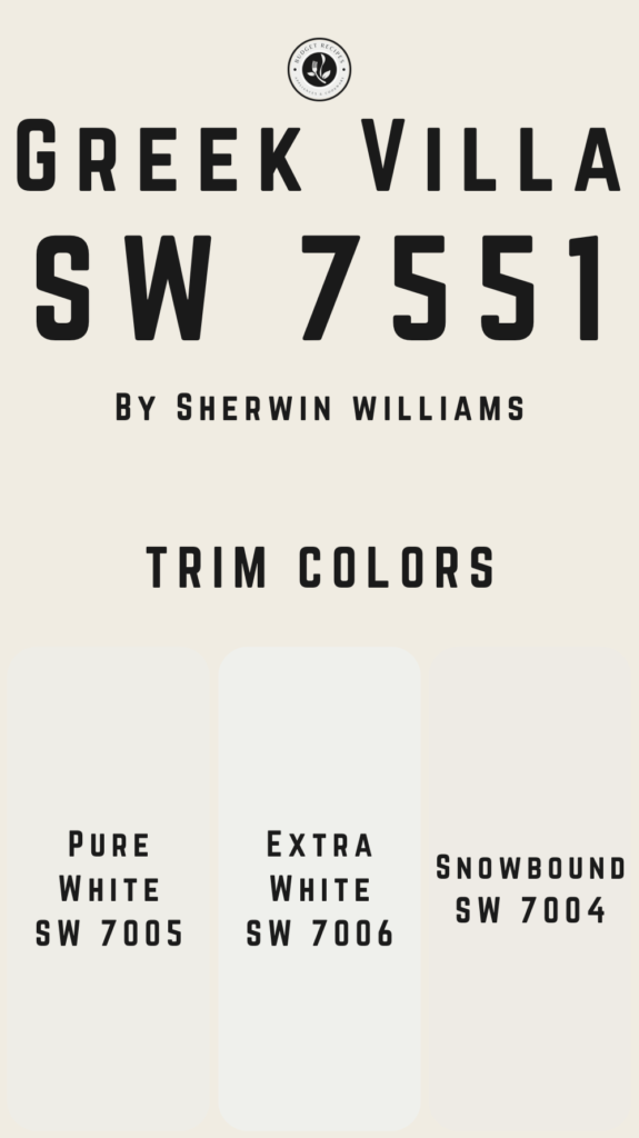 Greek Villa by Sherwin Williams SW 7551: A Warm and Timeless White for ...