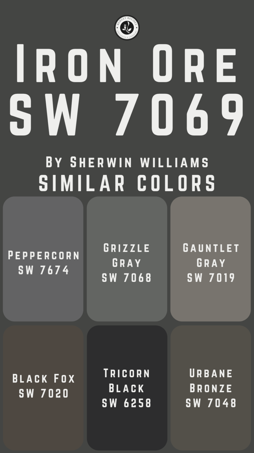 Iron Ore by Sherwin Williams SW 7069: A Rich, Dark Neutral for Modern Homes – My Budget Recipes
