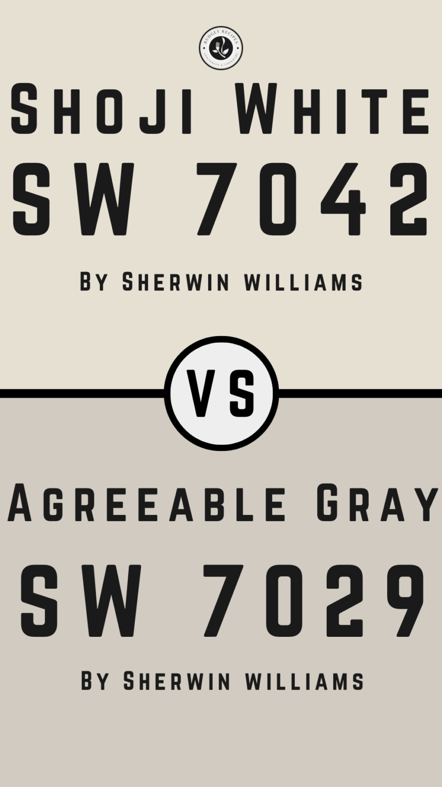 Agreeable Gray Vs Shoji White