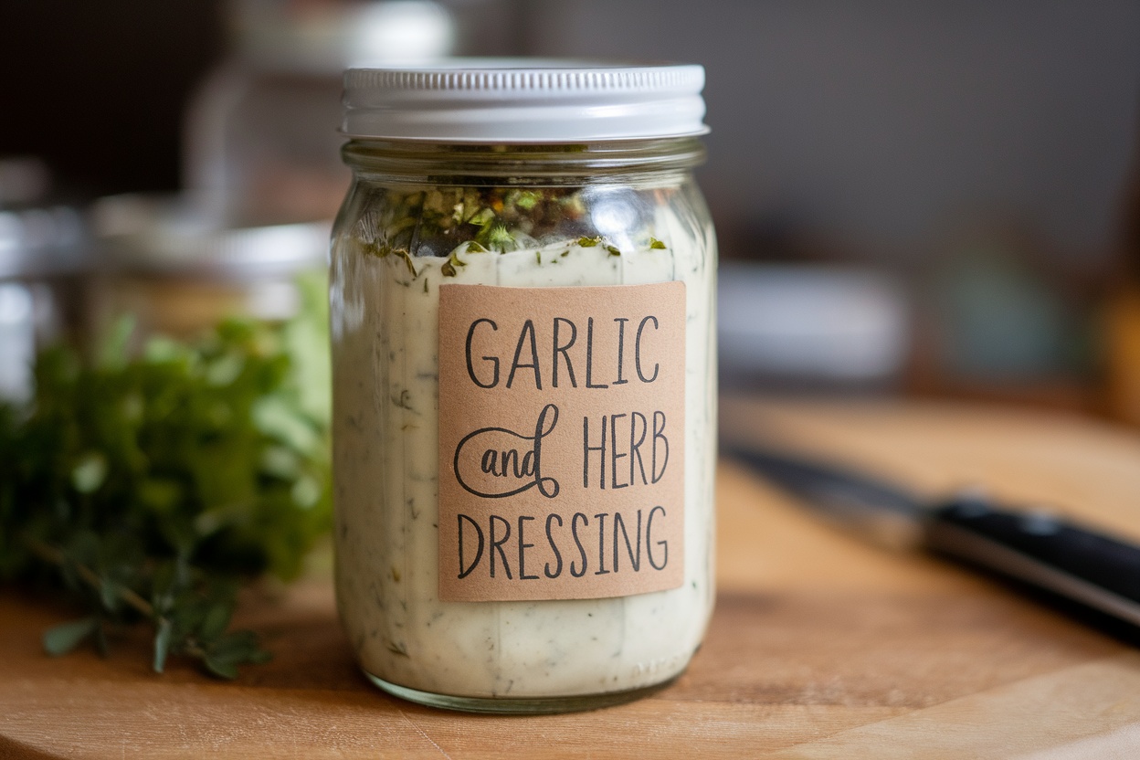 Garlic and Herb Vinaigrette Dressing Recipe – My Budget Recipes