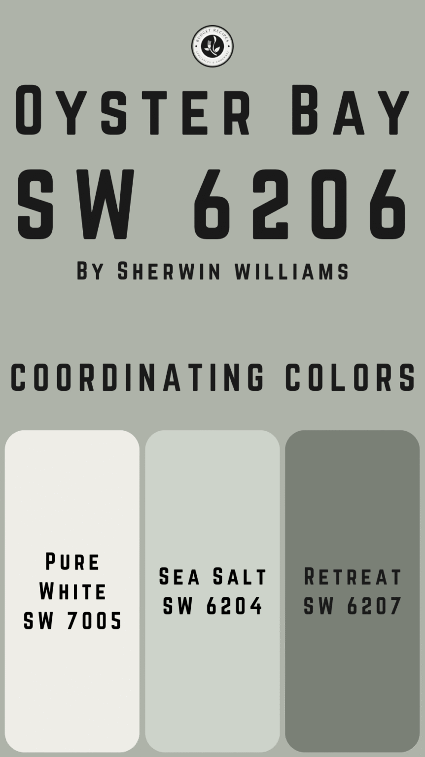 Oyster Bay by Sherwin Williams SW 6206: A Serene Green for Every Space ...