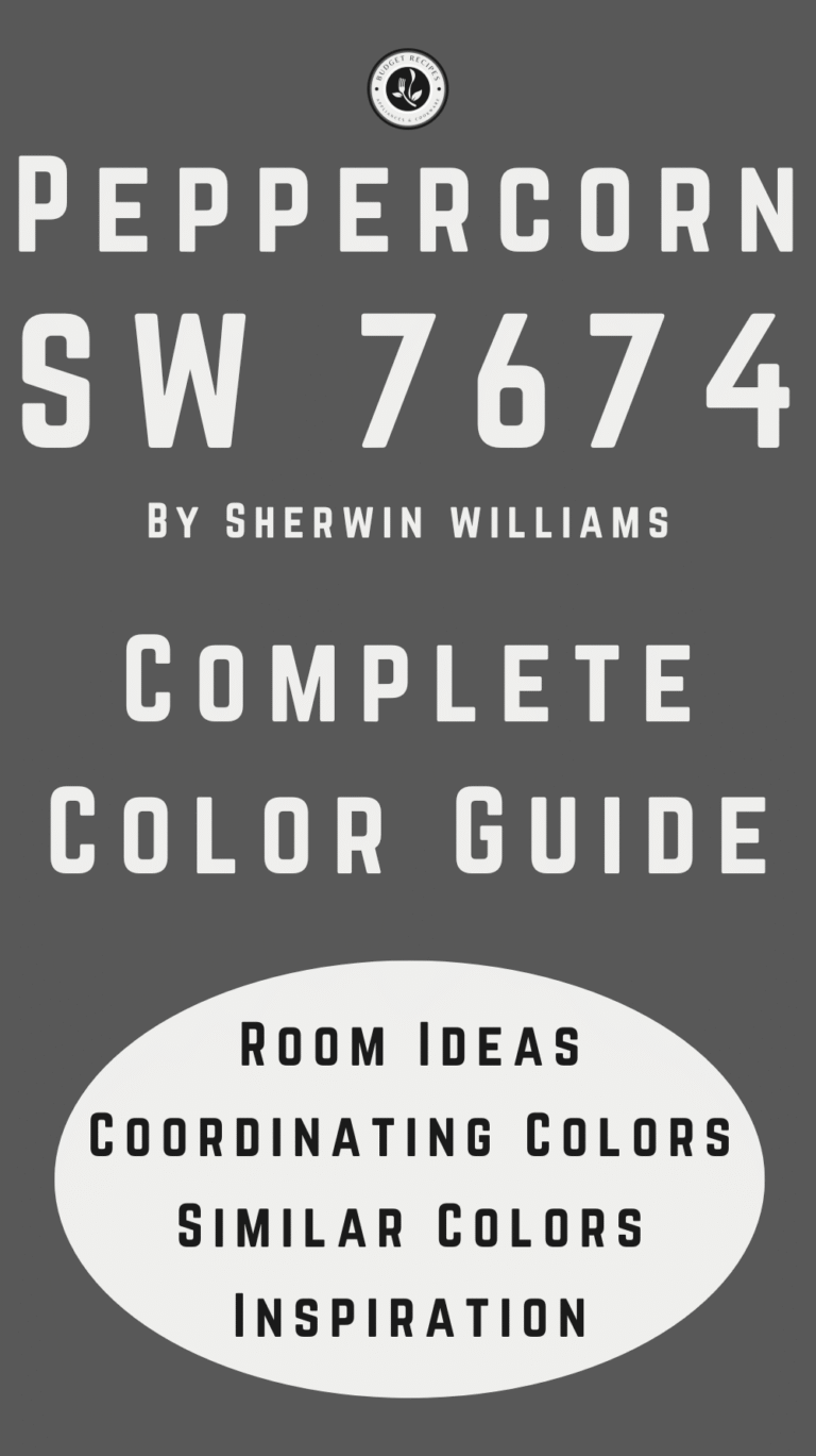 Peppercorn by Sherwin Williams SW 7674: A Versatile and Stylish Paint ...