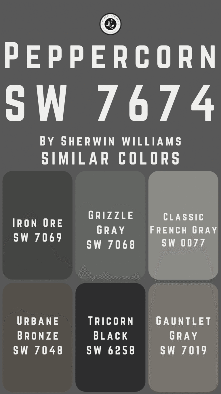 Peppercorn by Sherwin Williams SW 7674: A Versatile and Stylish Paint ...