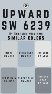 Upward by Sherwin Williams SW 6239: A Refreshing Blue for Every Space ...