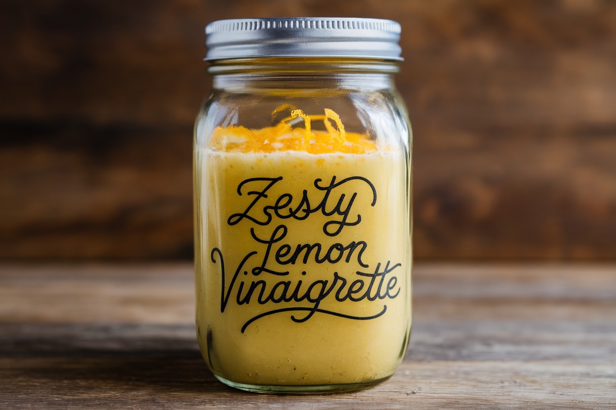 Zesty Lemon Vinaigrette Recipe My Budget Recipes