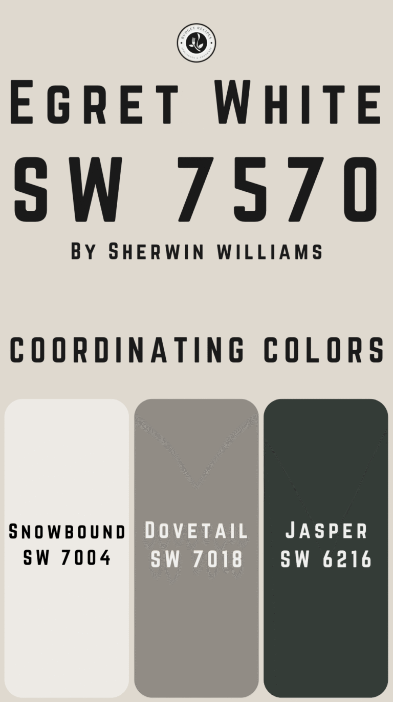 Egret White by Sherwin Williams SW 7570: Guide & Color Tips – My Budget ...