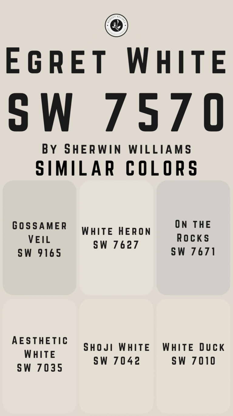 Egret White by Sherwin Williams SW 7570: Guide & Color Tips – My Budget ...
