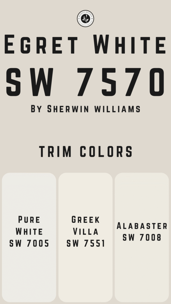 Egret White by Sherwin Williams SW 7570: Guide & Color Tips – My Budget ...