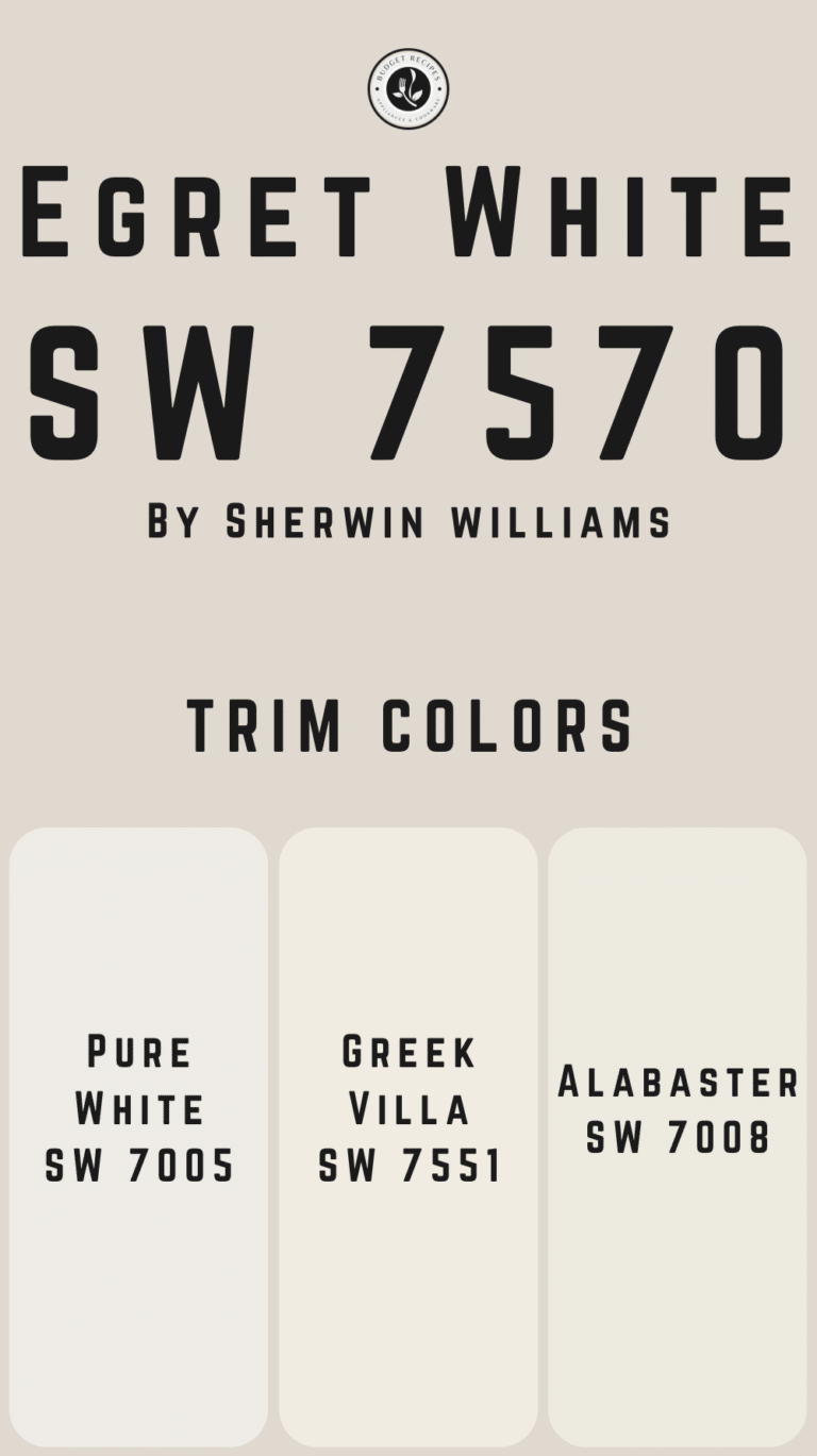 Egret White by Sherwin Williams SW 7570: Guide & Color Tips – My Budget ...