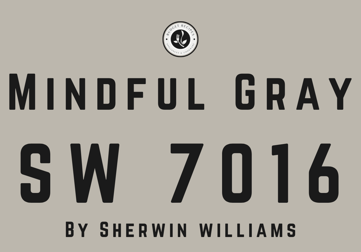 Mindful Gray by Sherwin Williams SW 7016: Full Color Guide – My Budget ...