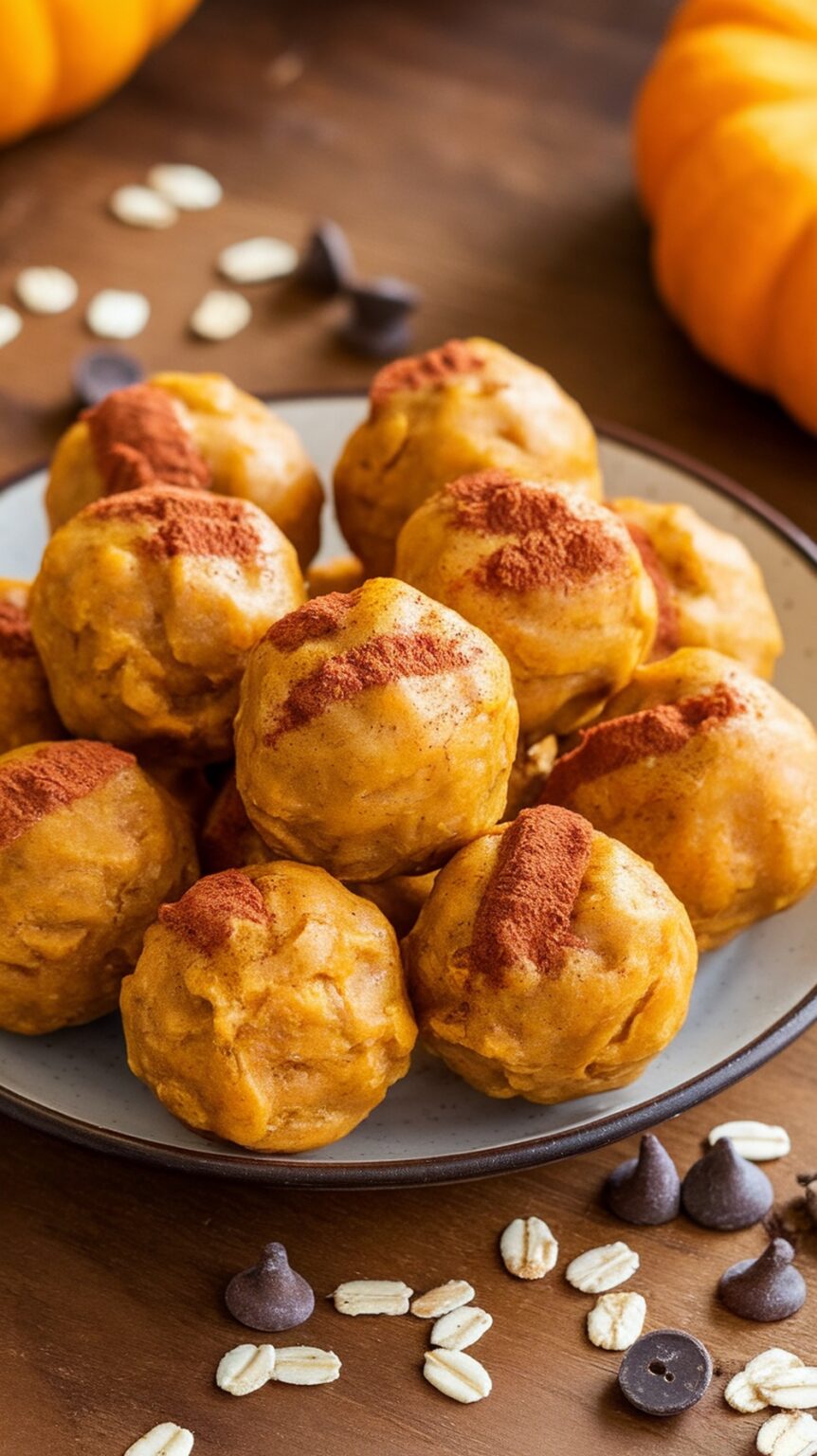 Healthy Pumpkin Protein Balls Recipe – My Budget Recipes