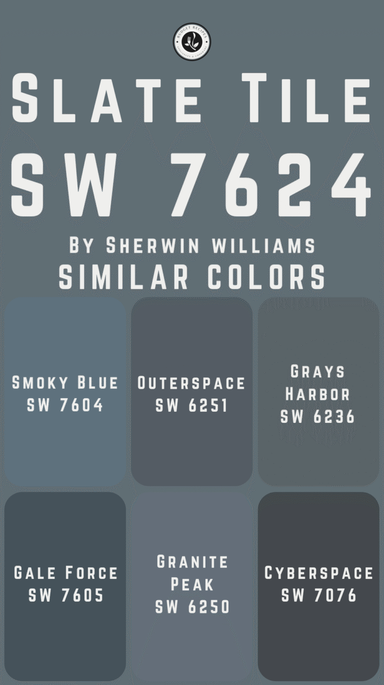 Slate Tile by Sherwin Williams SW 7624: Color, LRV & Comparisons – My ...