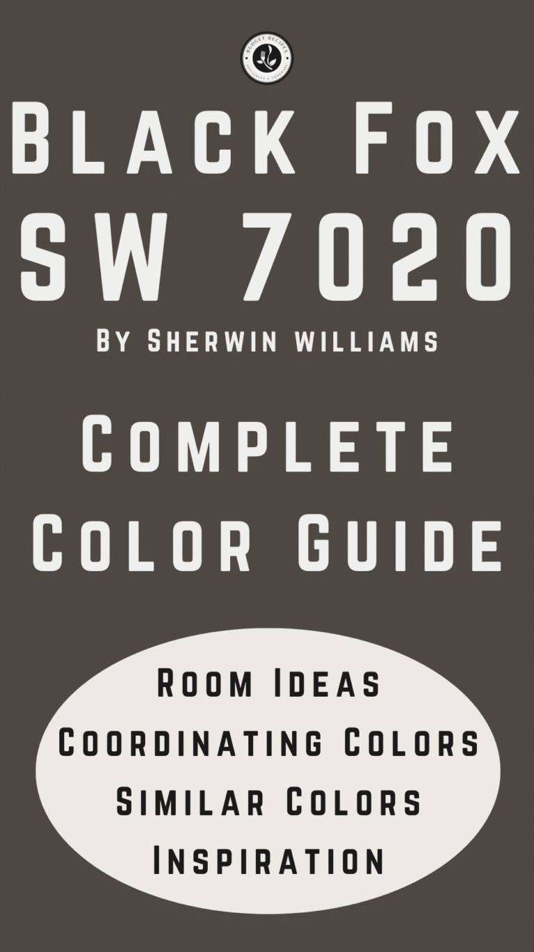 Black Fox by Sherwin Williams SW 7020: Color, Undertones & More – My ...