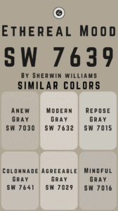 Ethereal Mood by Sherwin Williams SW 7639: Color Guide & Inspiration ...