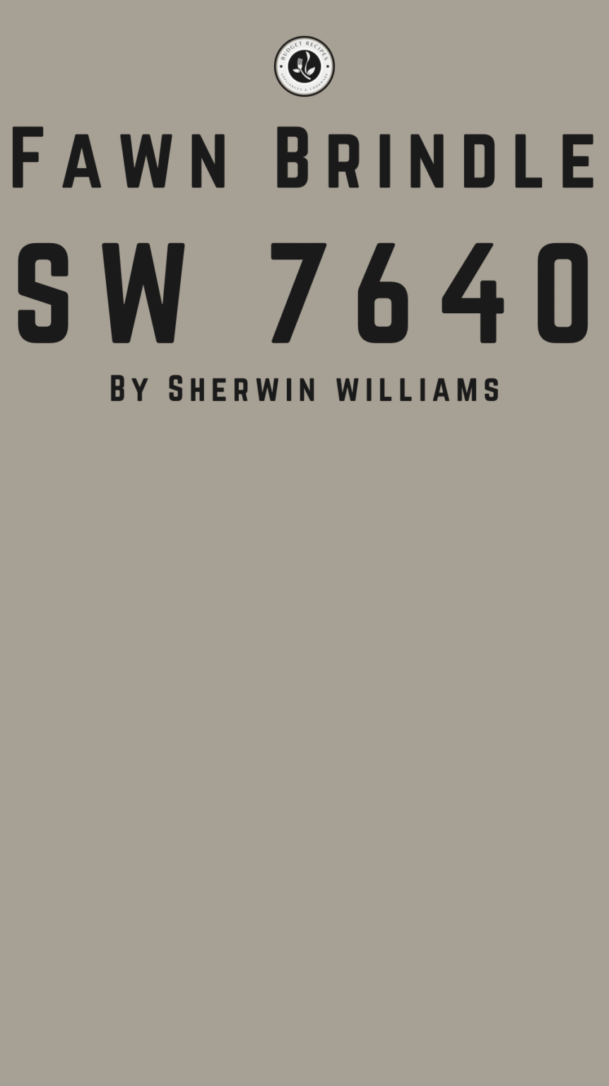 Fawn Brindle by Sherwin Williams SW 7640: Color Guide & Tips – My Budget Recipes