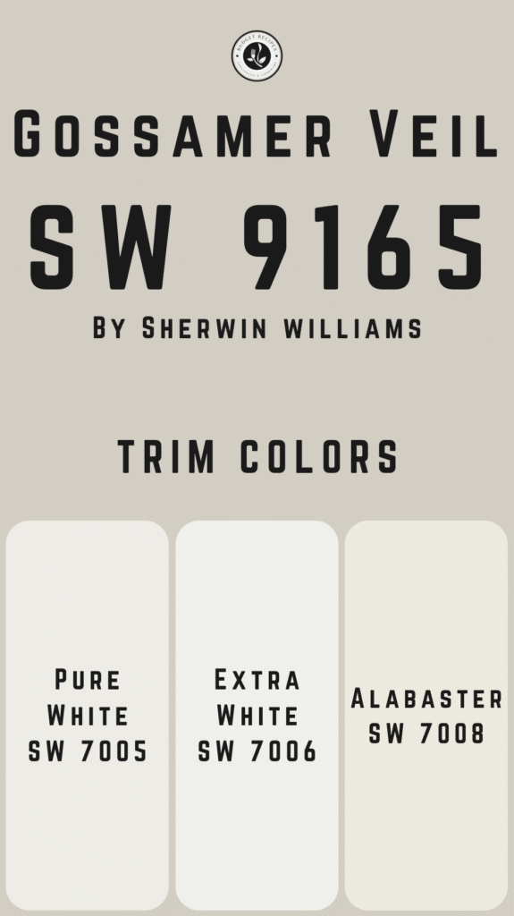Gossamer Veil by Sherwin Williams SW 9165: Complete Color Guide – My ...