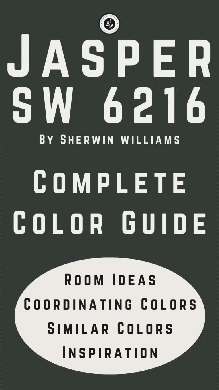 Jasper by Sherwin Williams SW 6216: Color Guide & Comparisons – My ...