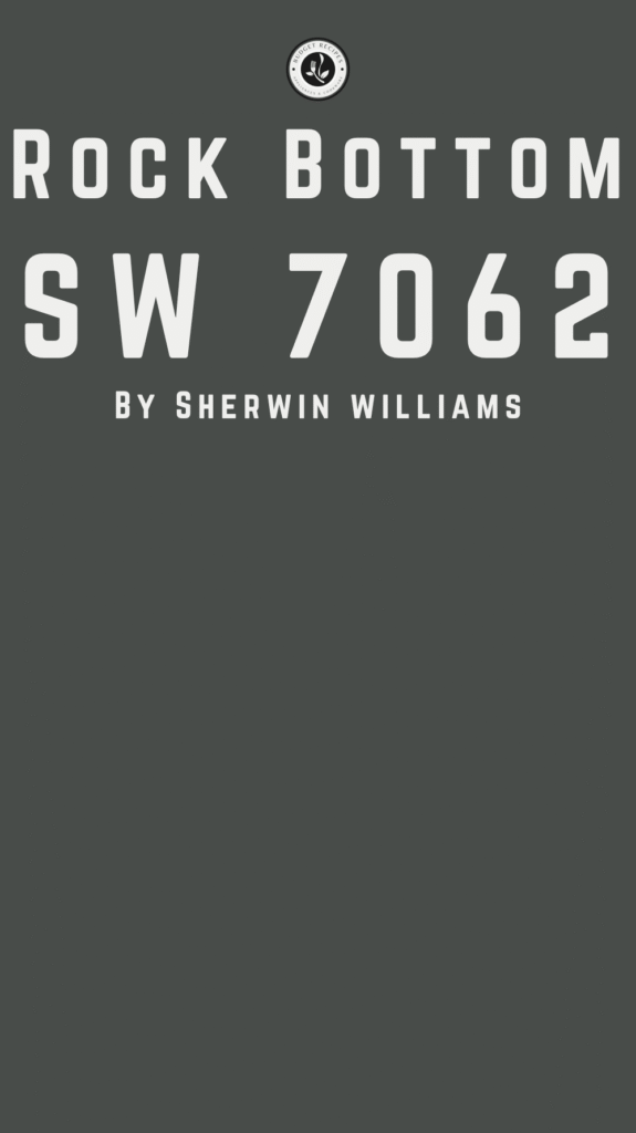 Rock Bottom by Sherwin Williams SW 7062: Color Details & Ideas – My ...