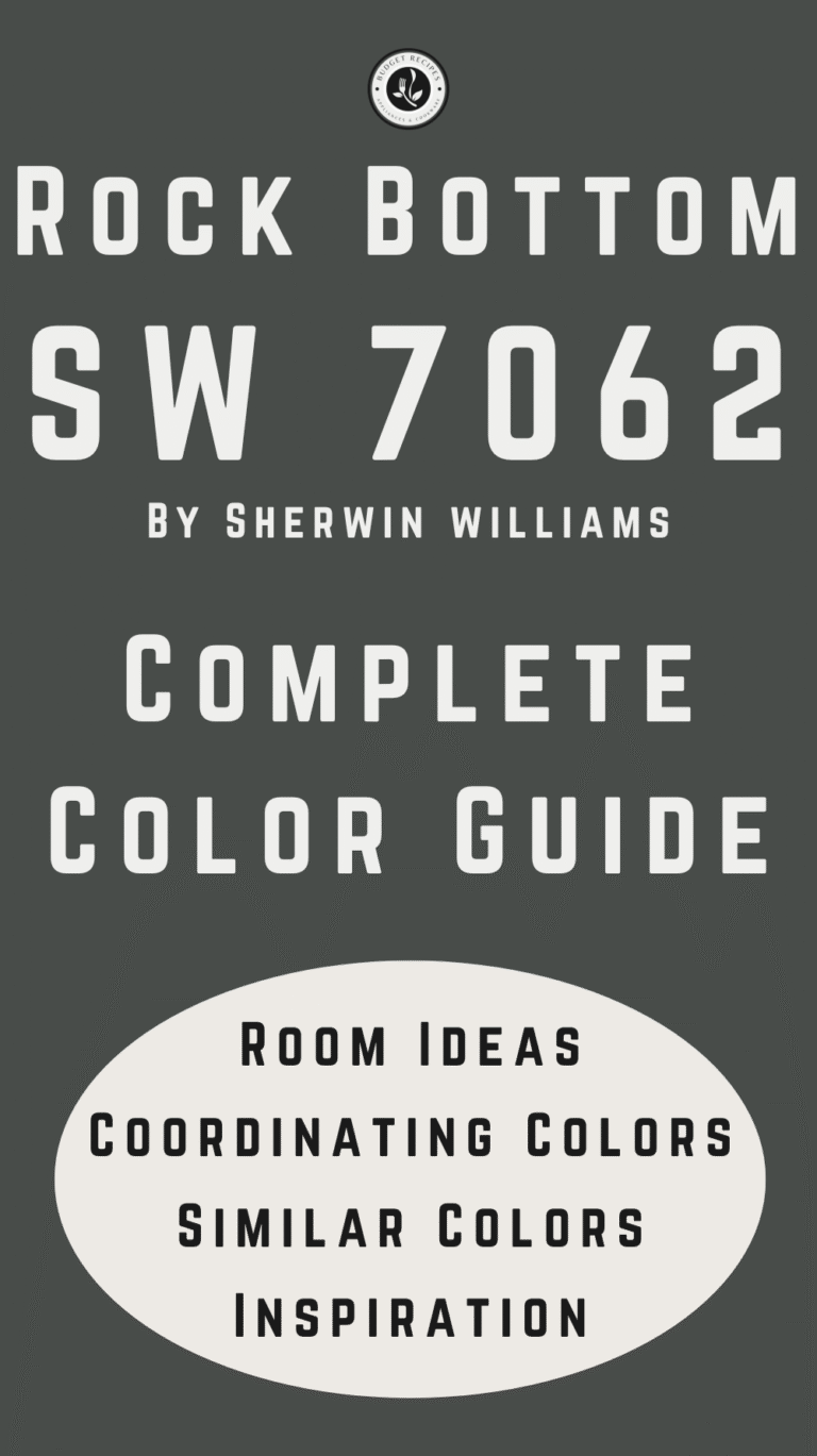 Rock Bottom by Sherwin Williams SW 7062: Color Details & Ideas – My ...