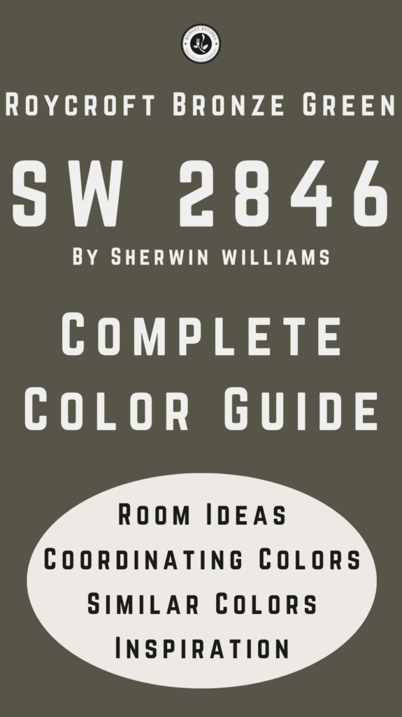 Roycroft Bronze Green by Sherwin Williams SW 2846: Color Guide – My ...