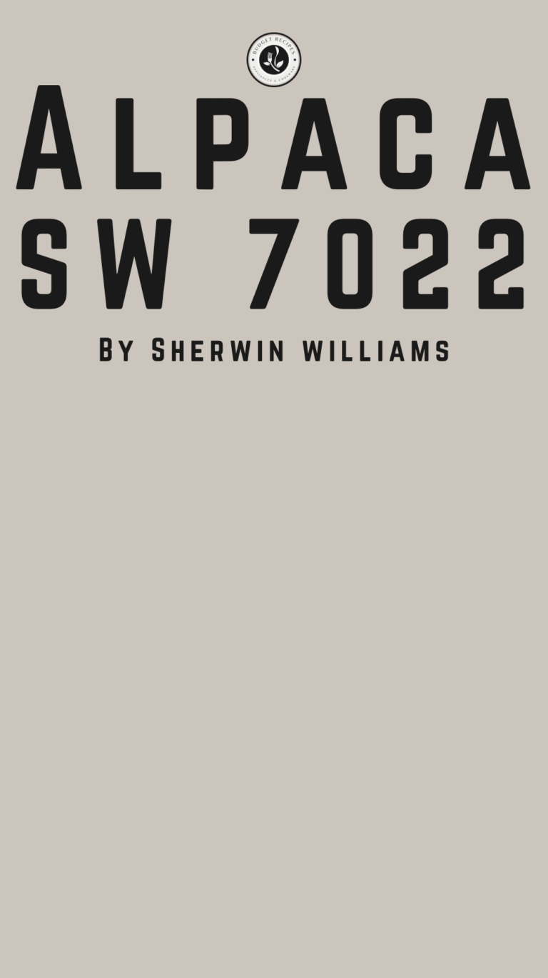 Alpaca by Sherwin Williams SW 7022: Color, Undertones & More – My ...