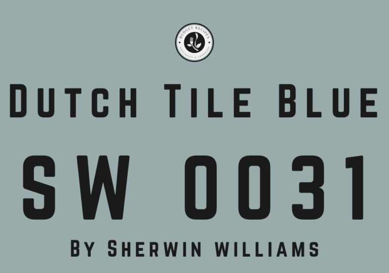Dutch Tile Blue by Sherwin Williams SW 0031: Color Guide – My Budget ...