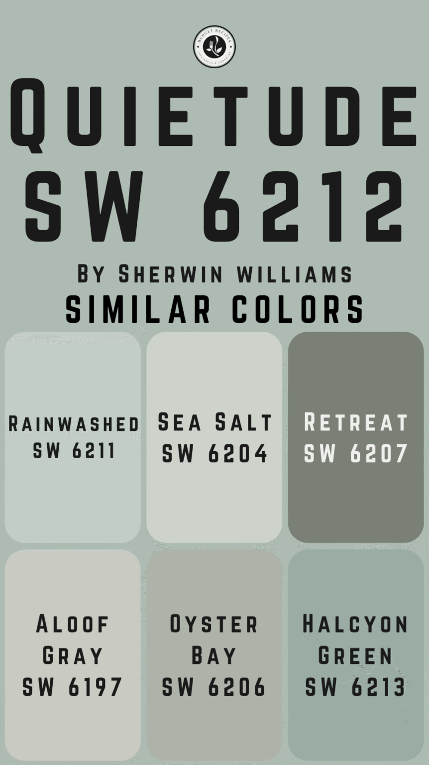 Quietude by Sherwin Williams SW 6212: Color Guide & Inspiration – My ...