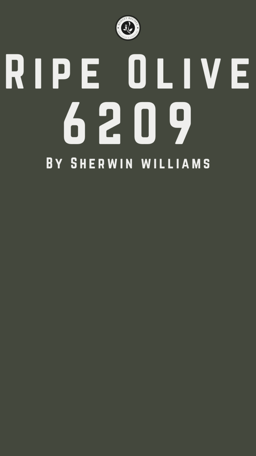 Ripe Olive by Sherwin Williams SW 6209: Color Guide & Inspiration – My ...