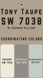 Tony Taupe by Sherwin Williams SW 7038: Complete Color Guide – My ...
