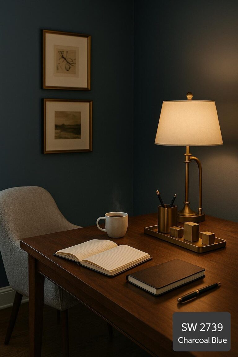 Charcoal Blue by Sherwin Williams SW 2739: Color Guide & Inspiration ...