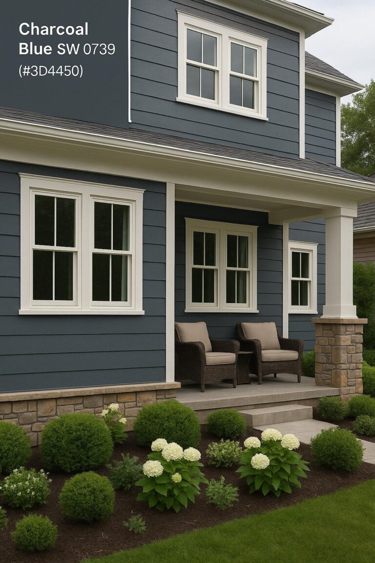 Charcoal Blue by Sherwin Williams SW 2739: Color Guide & Inspiration ...