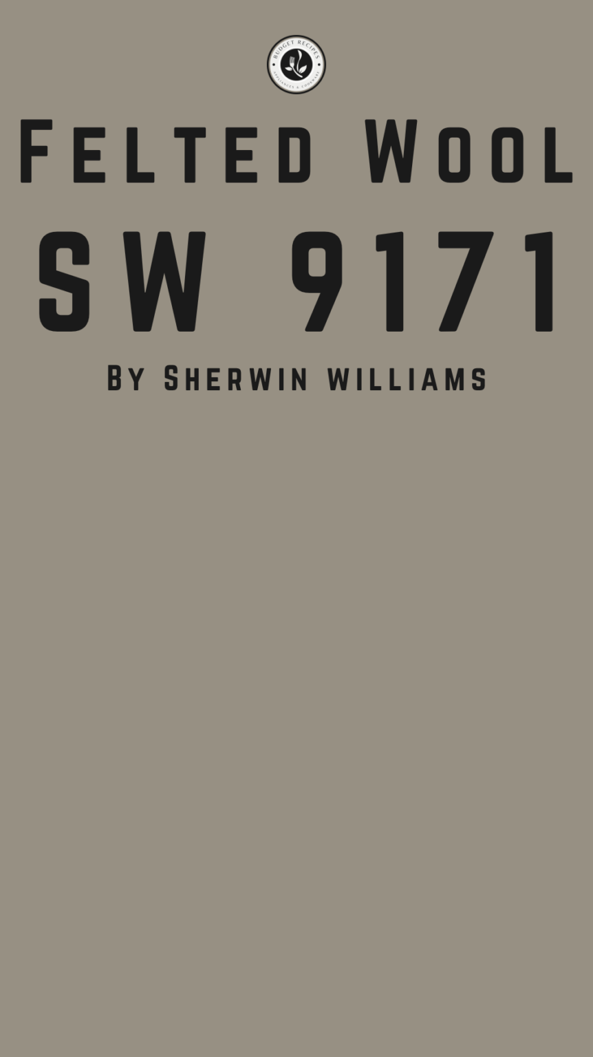 Felted Wool by Sherwin Williams SW 9171: Full Color Guide – My Budget ...