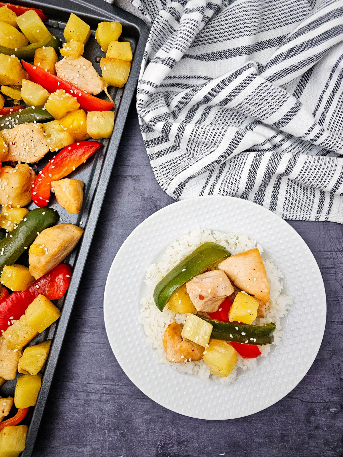 Sheet Pan Pineapple Chicken – My Budget Recipes