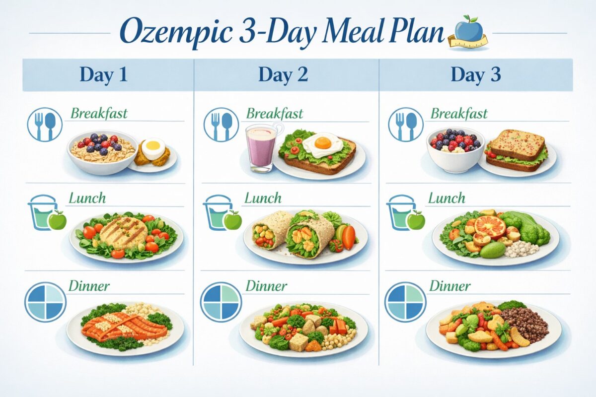 Ozempic 3-Day Meal Plan: High-Protein, Easy Meals for Energy – My ...