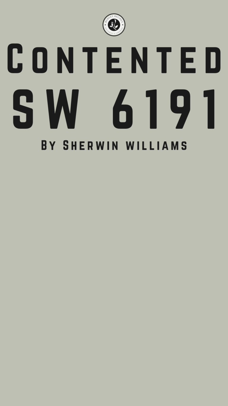 Contented by Sherwin Williams SW 6191: Color Guide & Inspiration – My ...