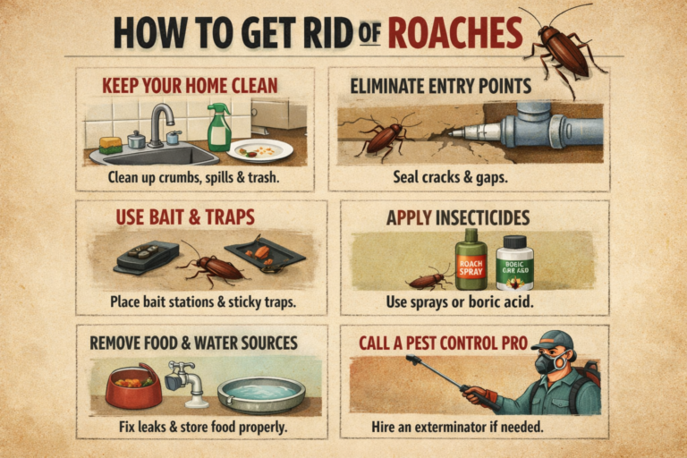 How To Get Rid Of Roaches At Home – My Budget Recipes